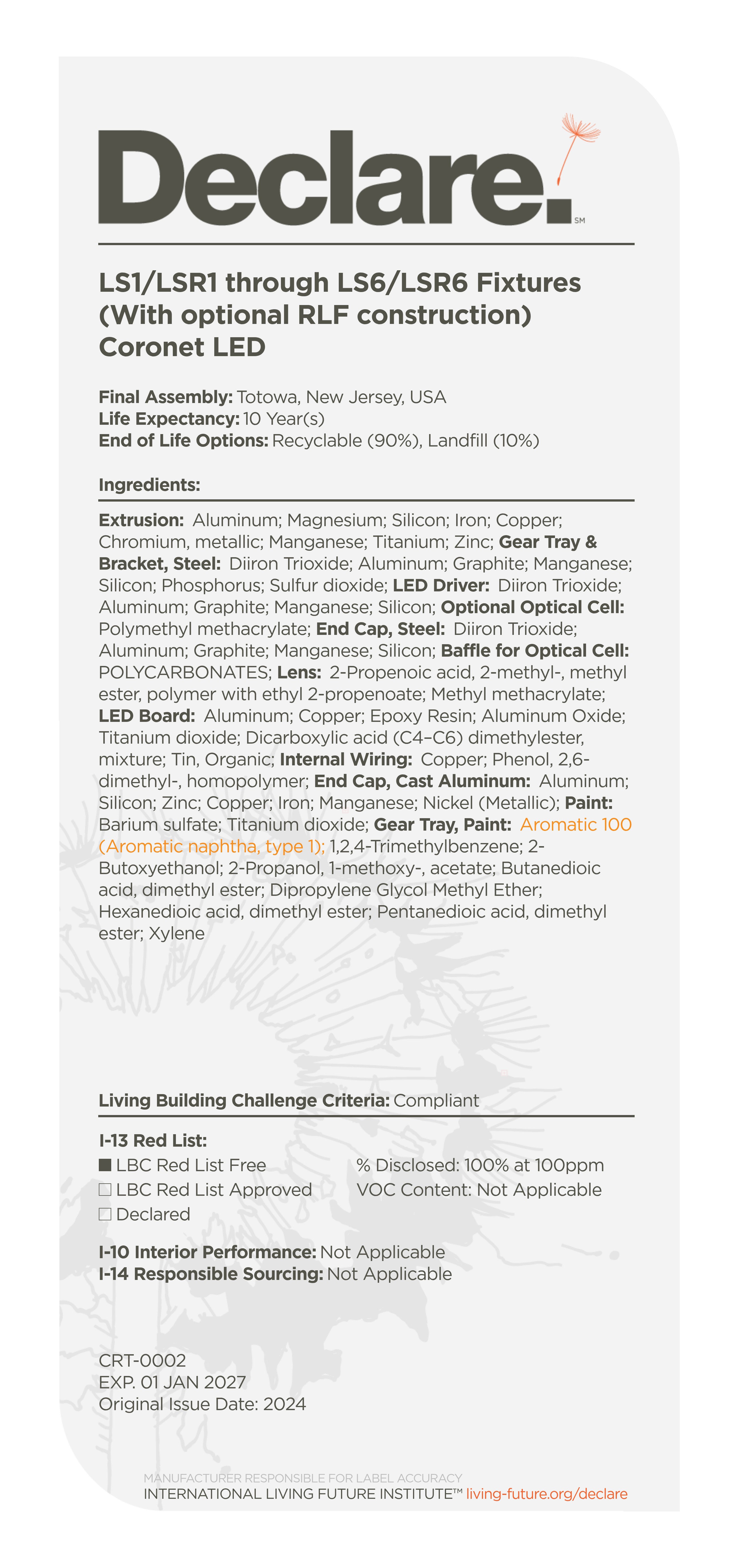Declare - International Living Future Institute
