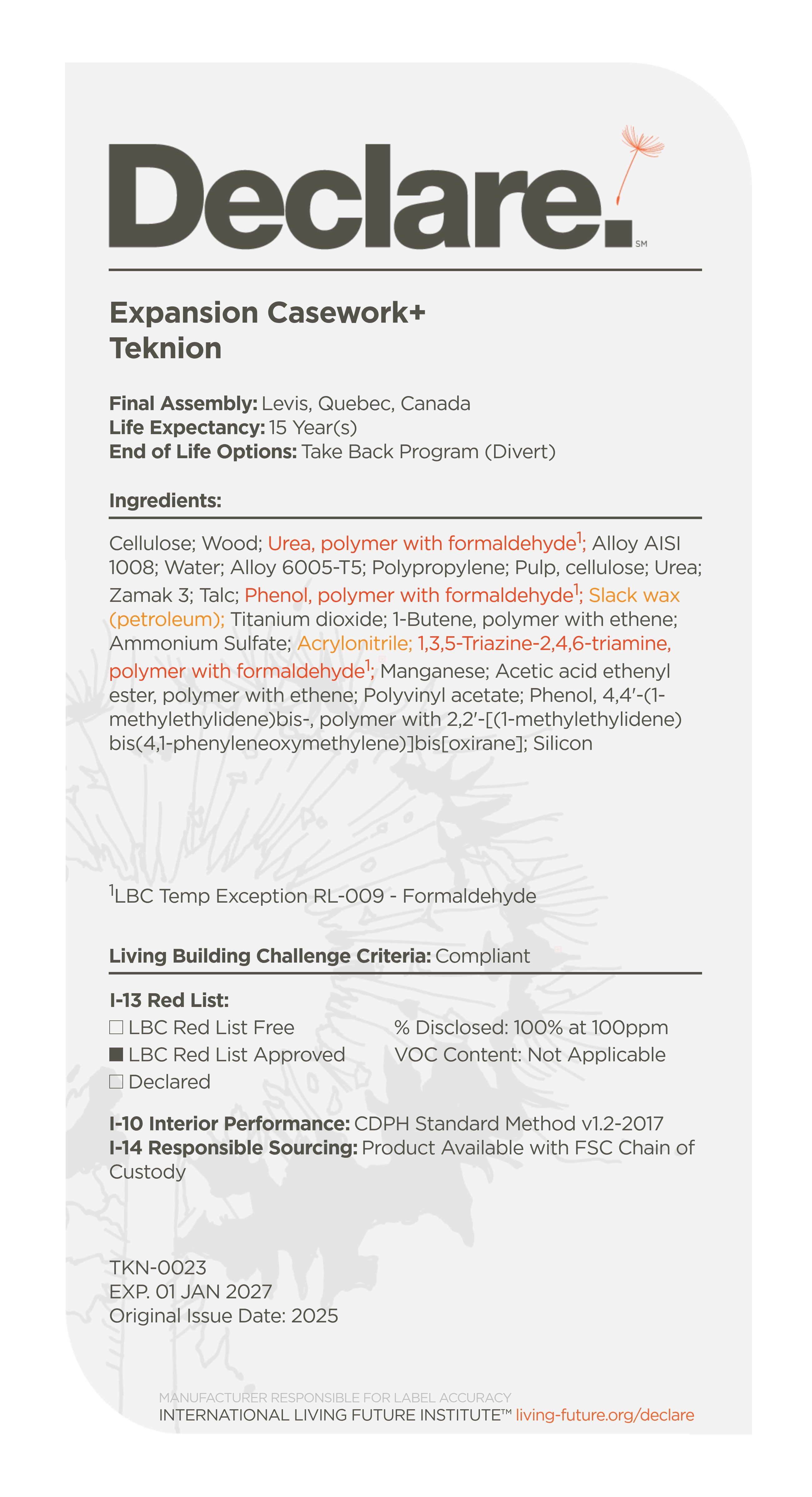 Declare - International Living Future Institute