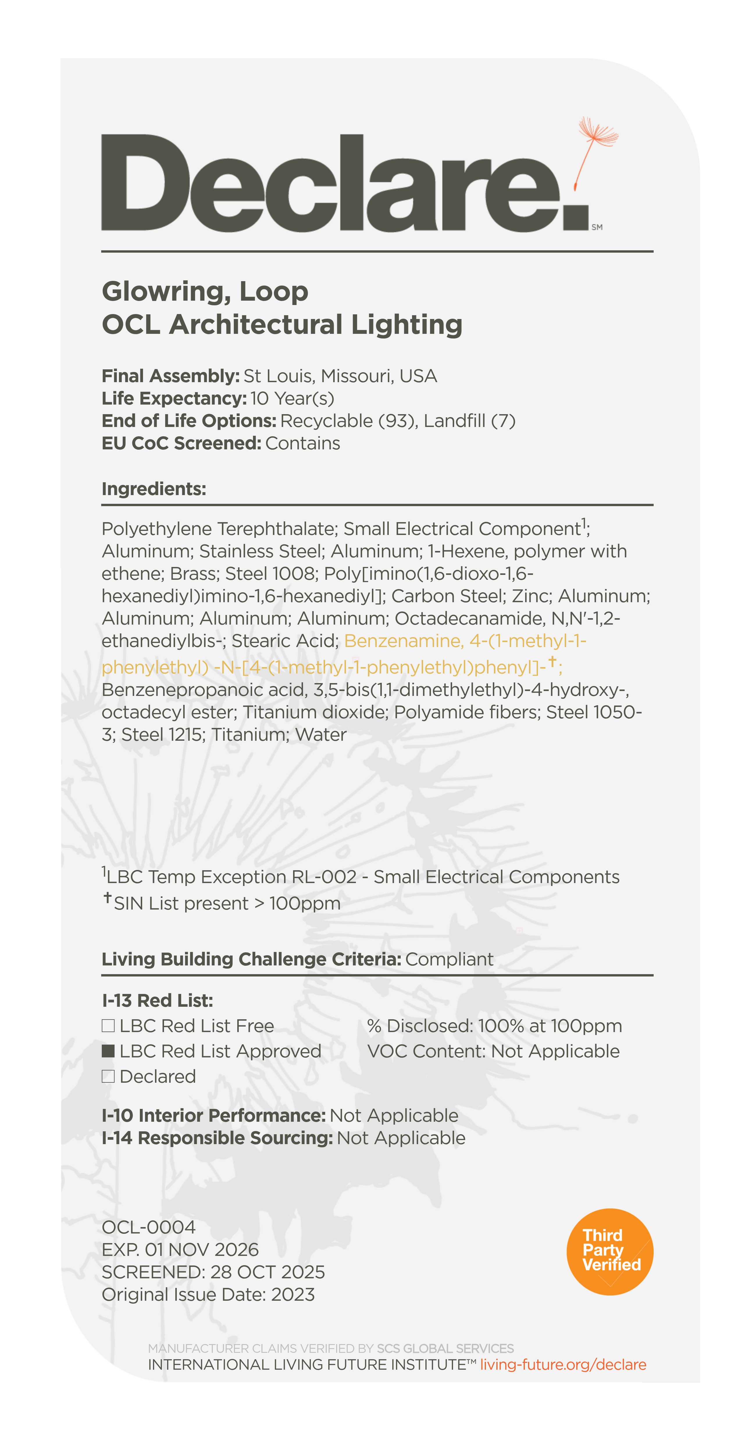 Declare - International Living Future Institute