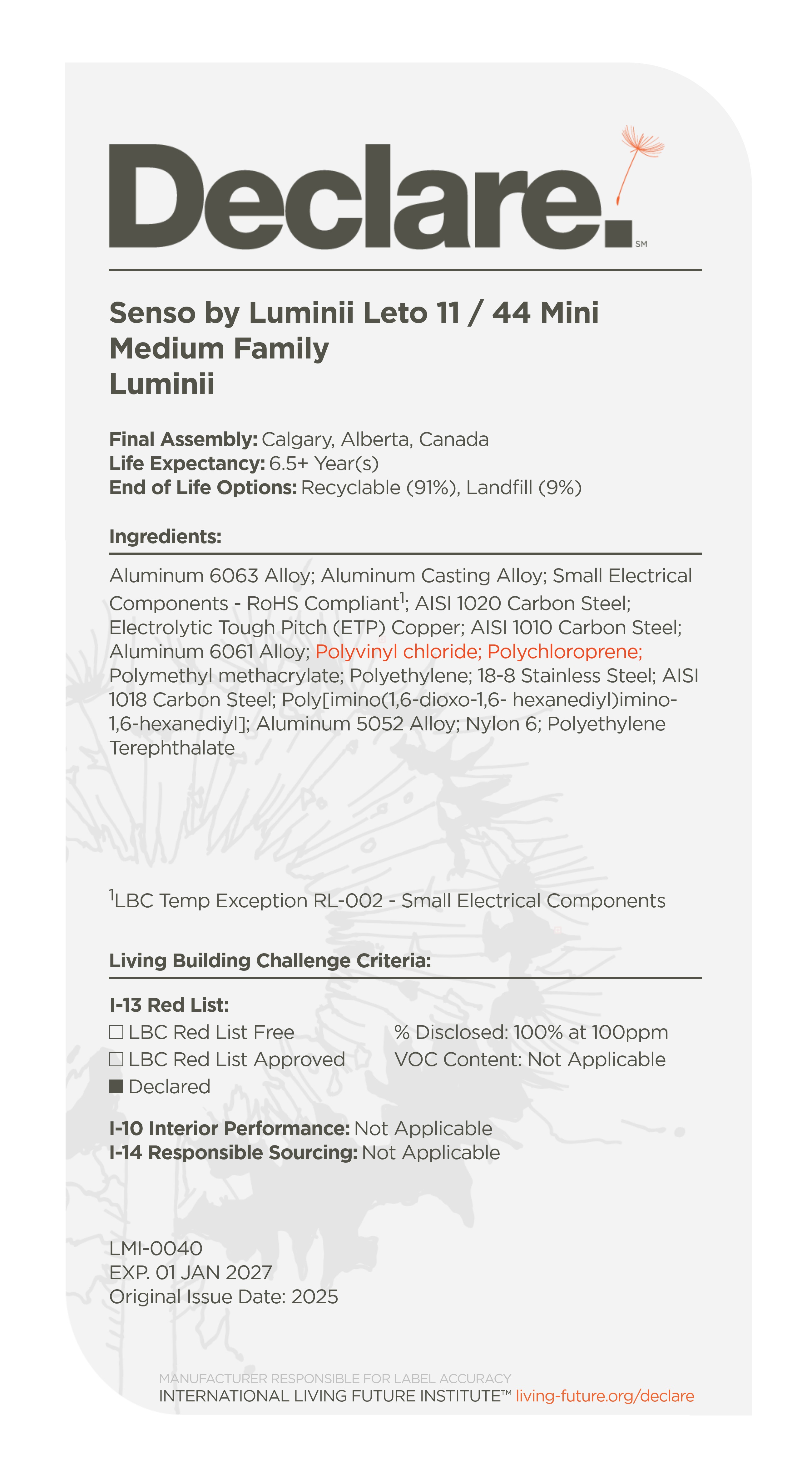 Declare - International Living Future Institute