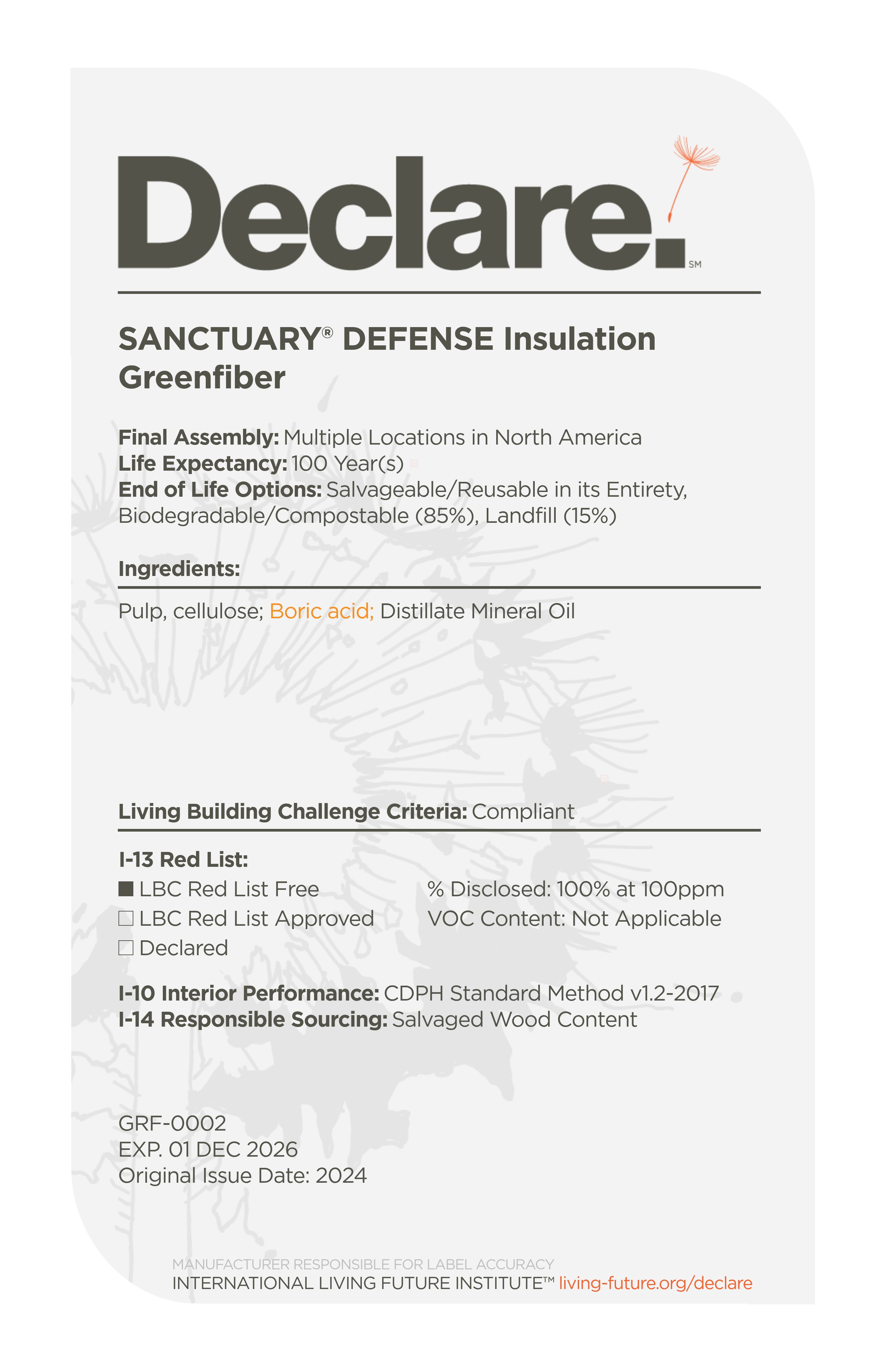 Declare - International Living Future Institute