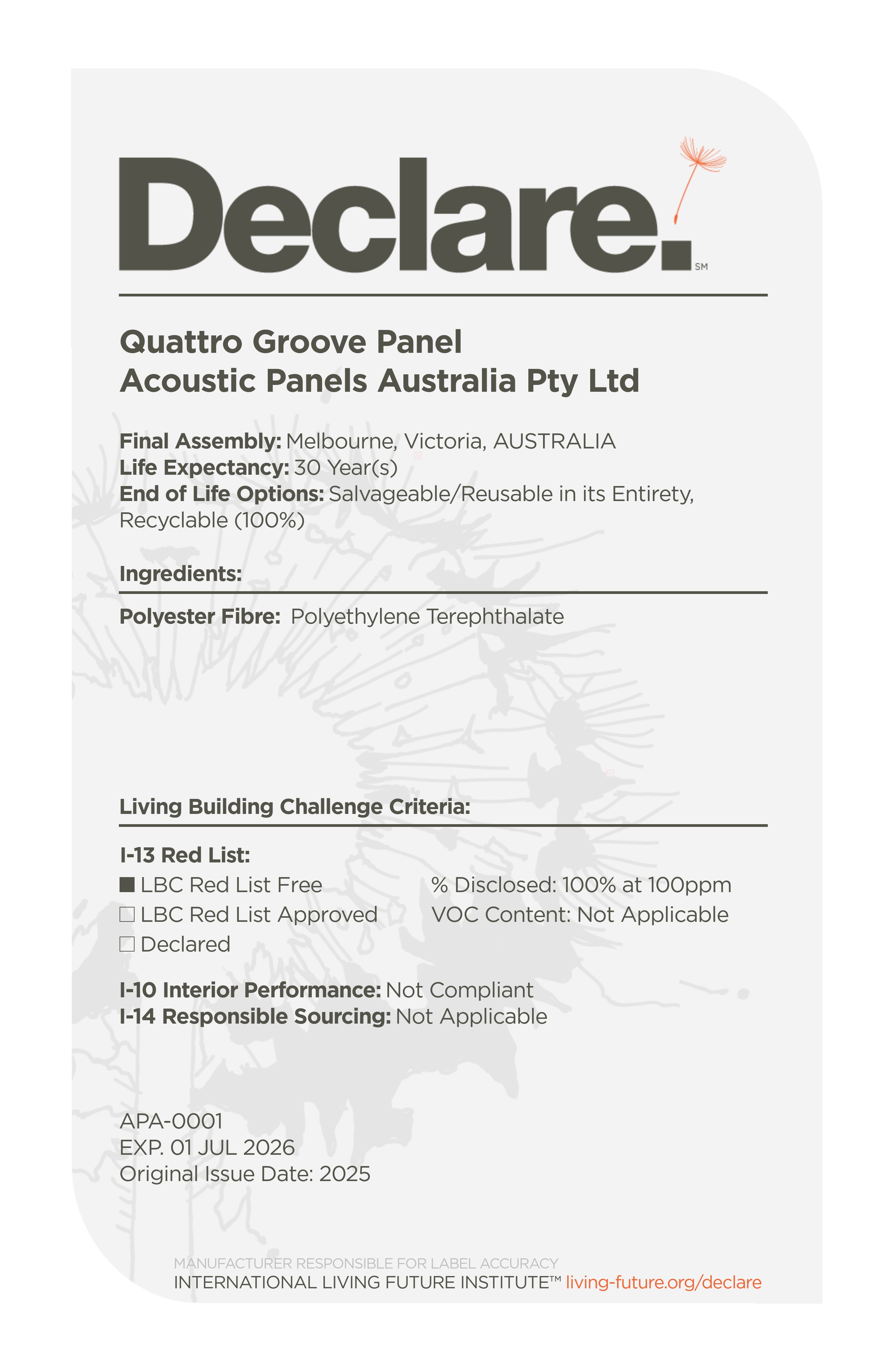 Declare - International Living Future Institute