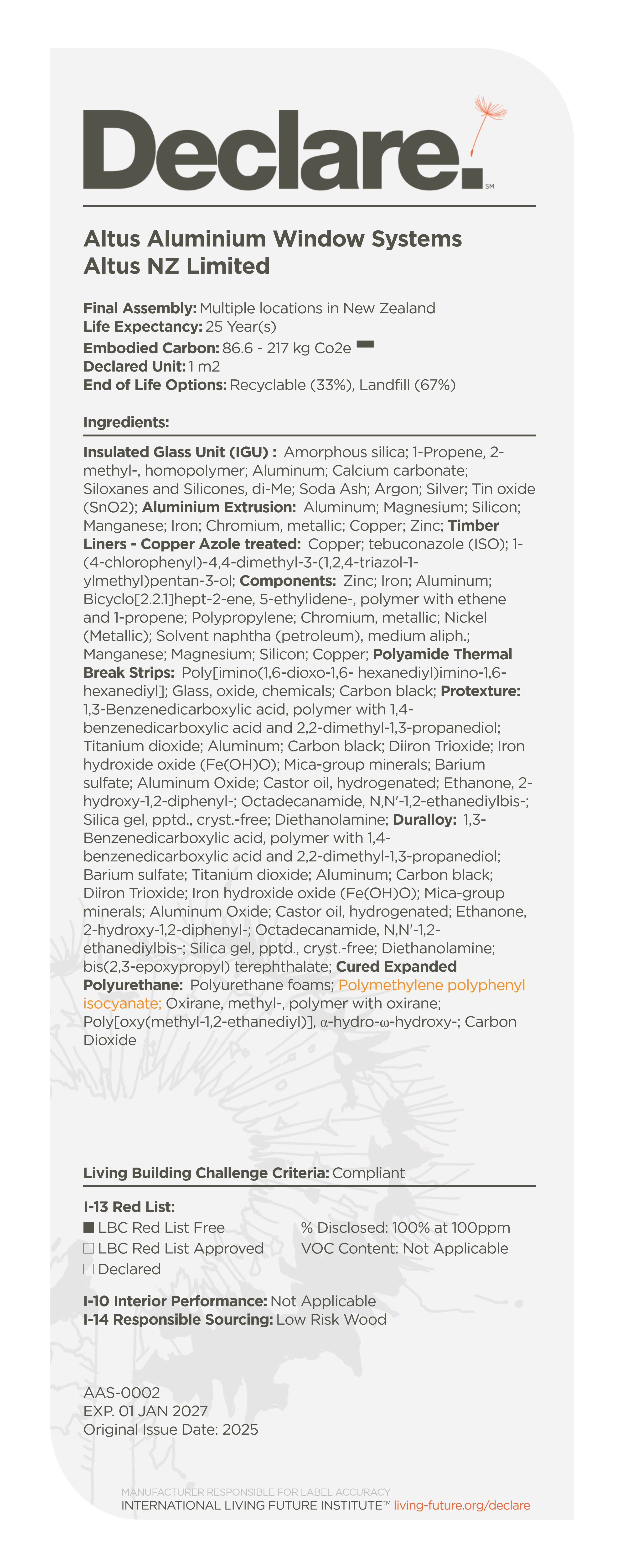 Declare - International Living Future Institute
