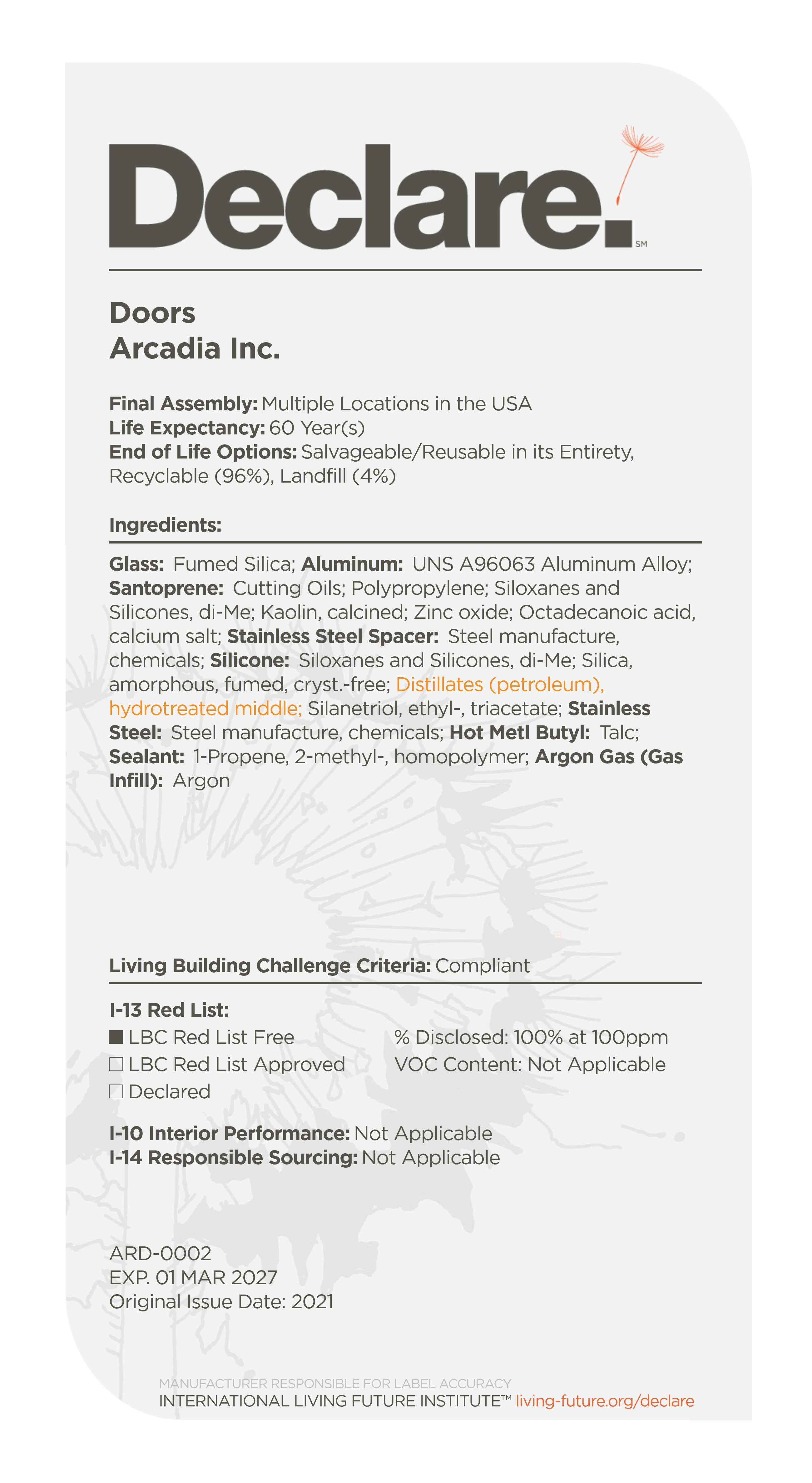 Declare - International Living Future Institute