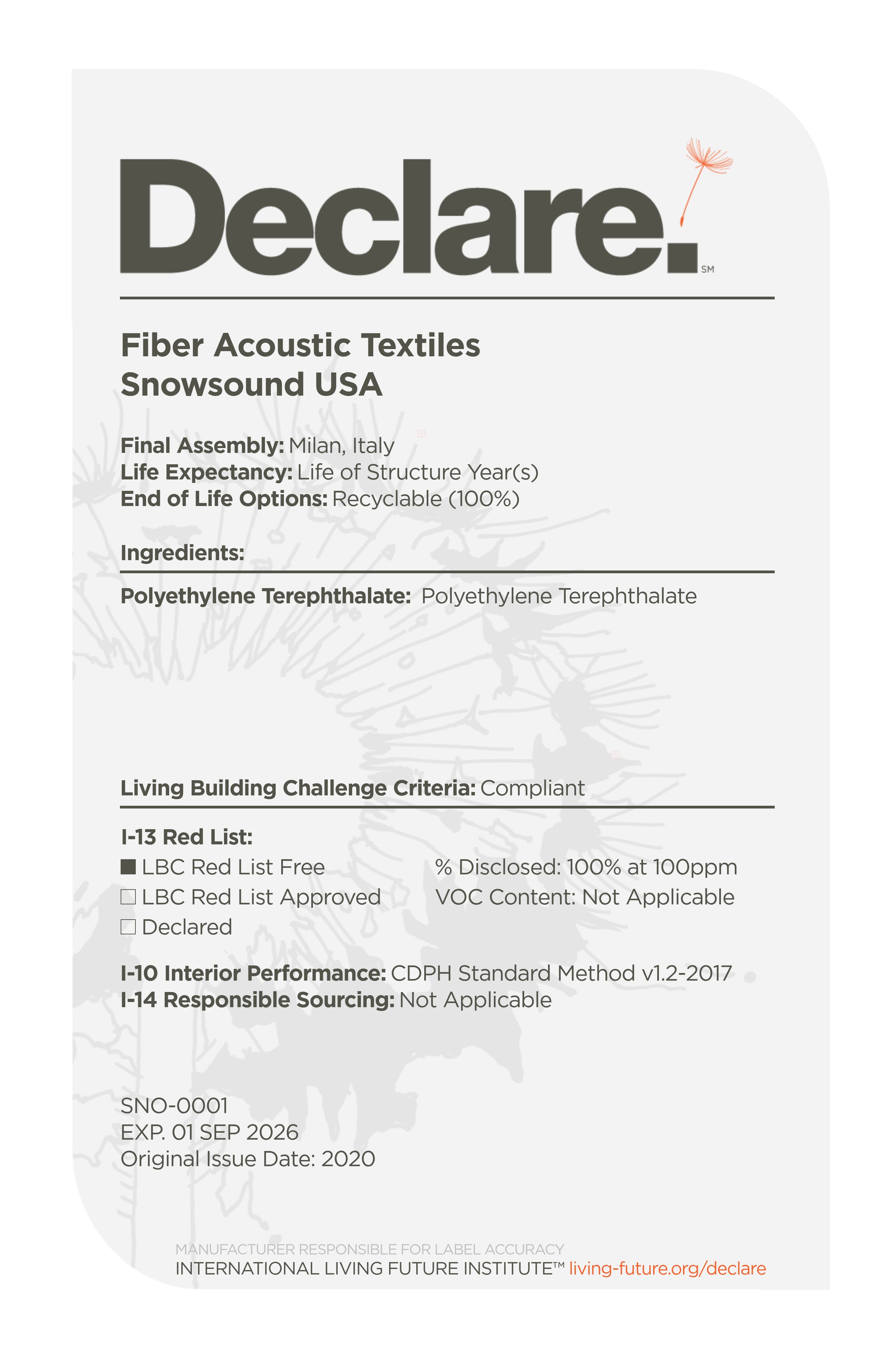 Declare - International Living Future Institute