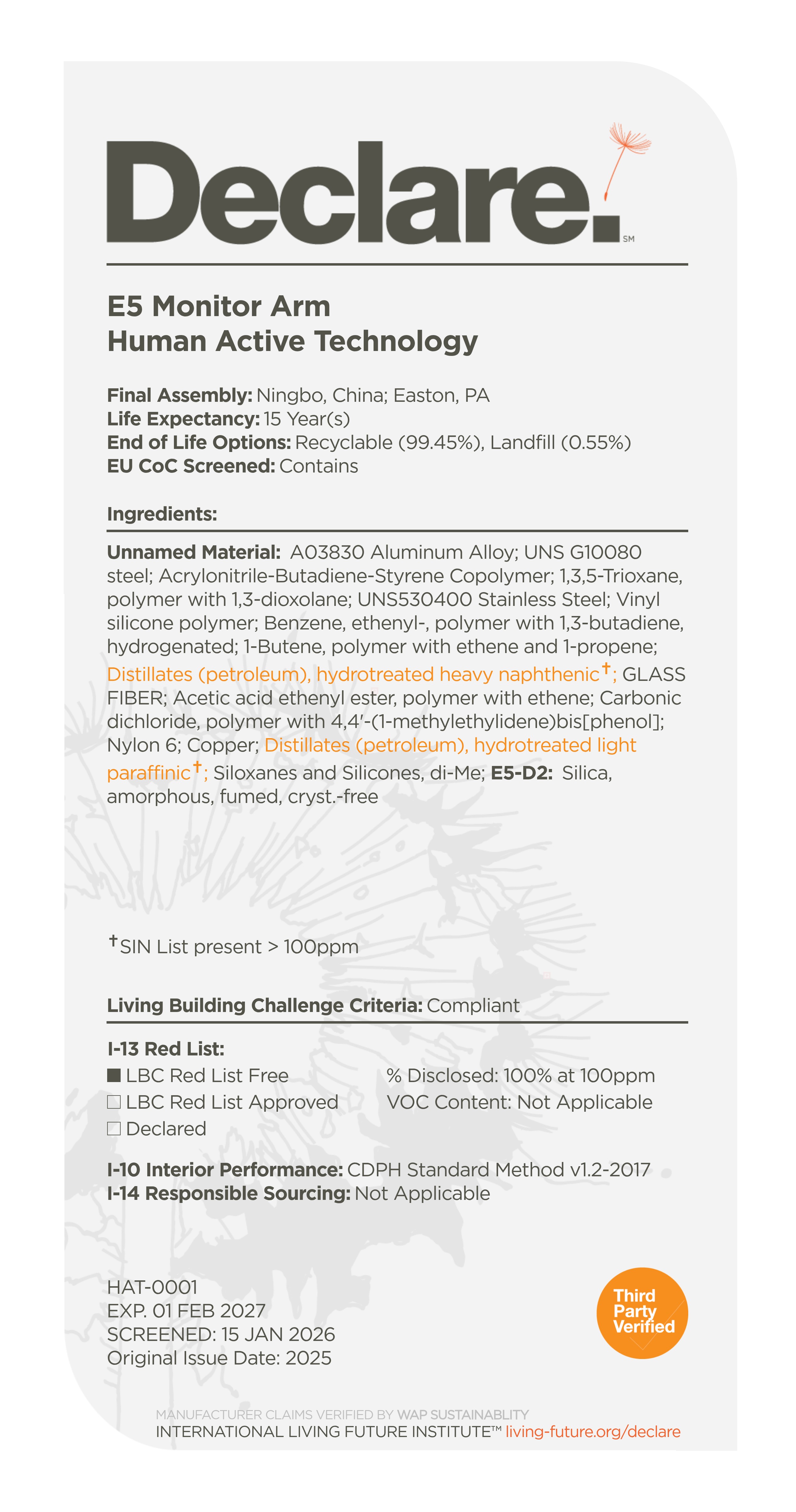 Declare - International Living Future Institute