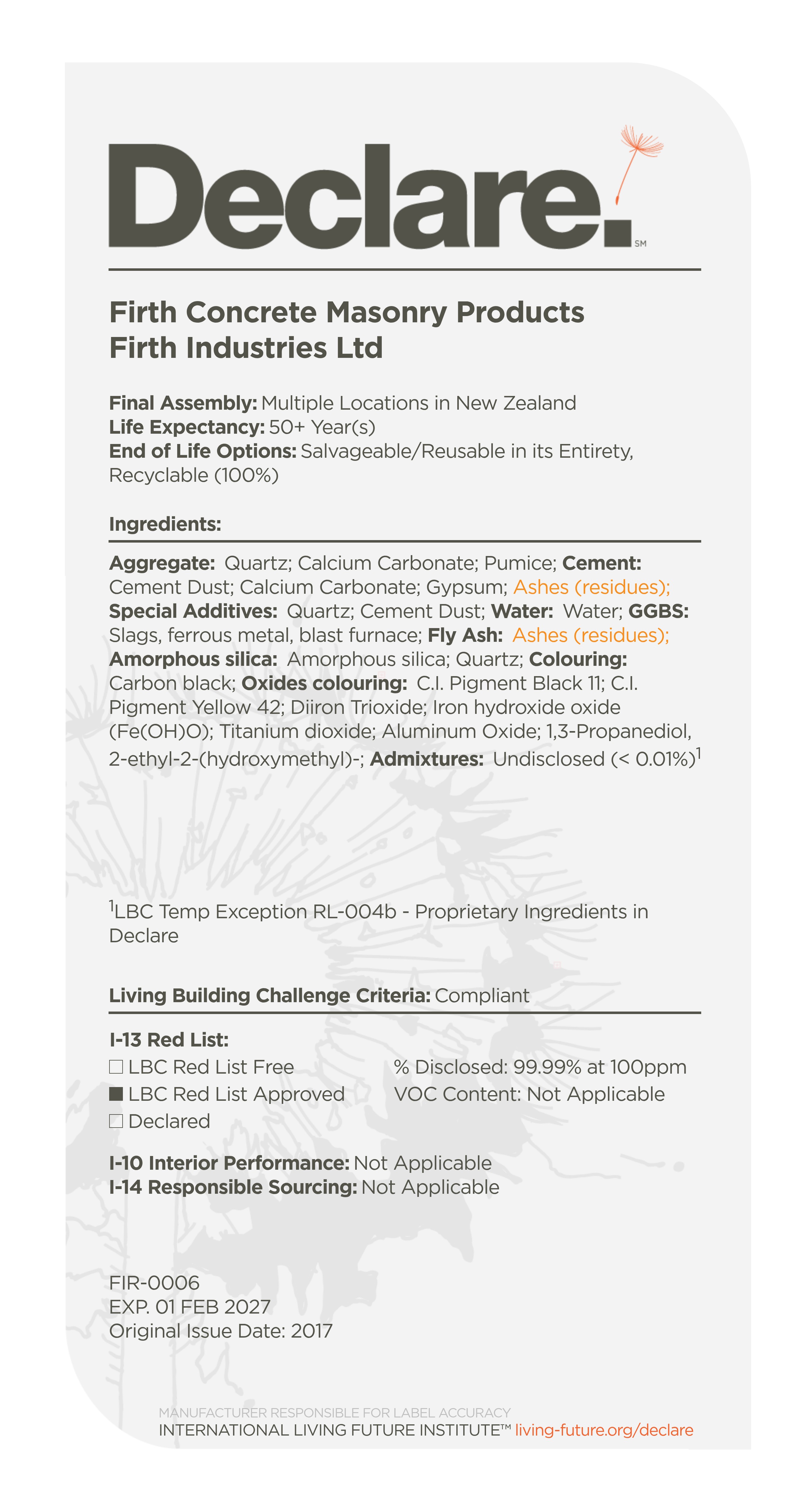 Declare - International Living Future Institute