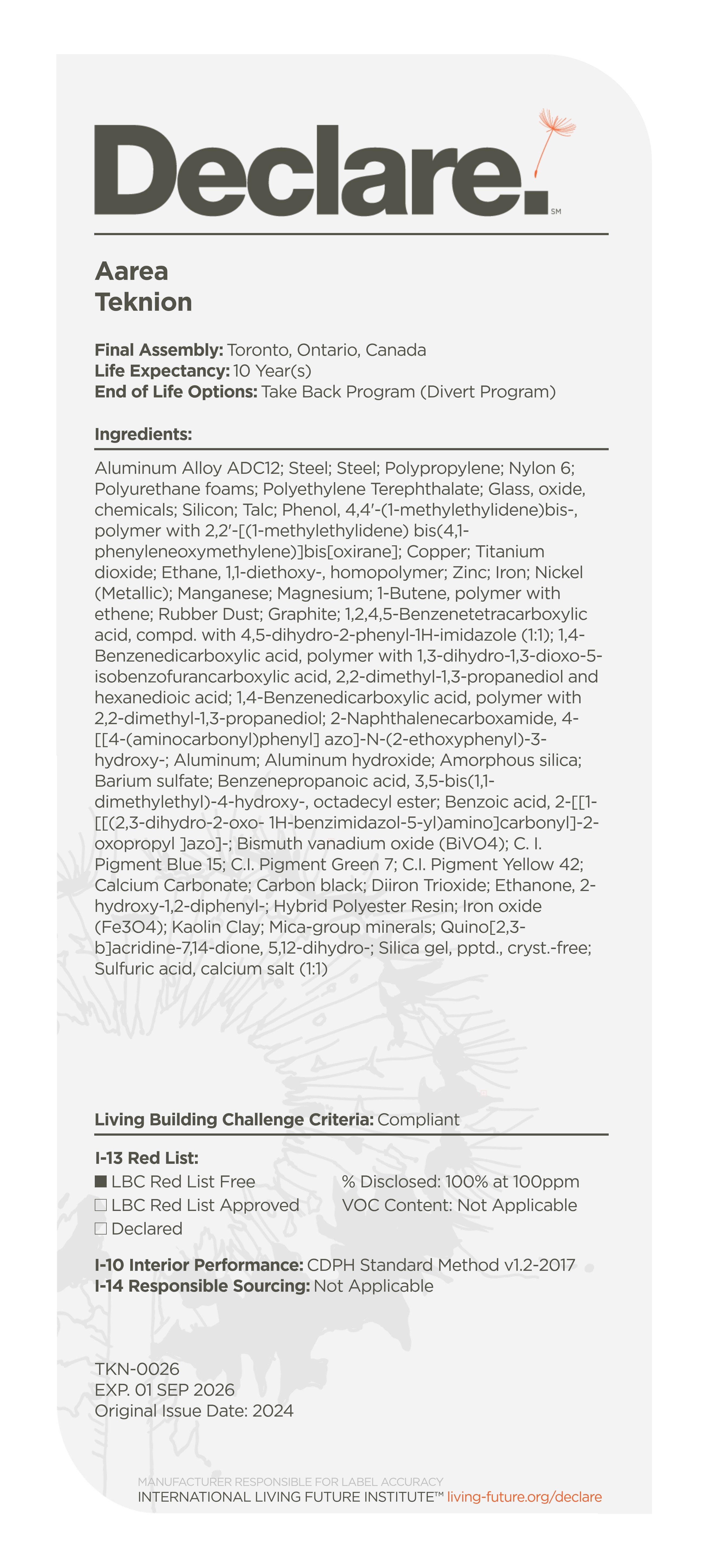Declare - International Living Future Institute